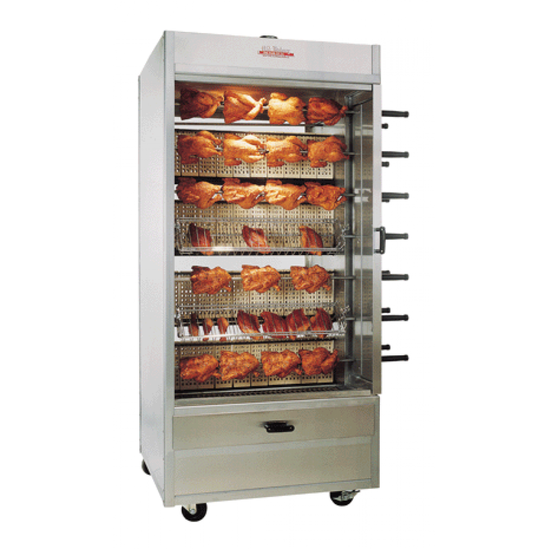 Rostizador de pollos a gas (56-70 pollos)